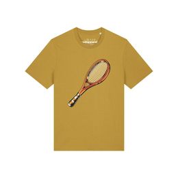 Watapparel Shirt 'Tennisschl&auml;ger' male Yellow size XXXL