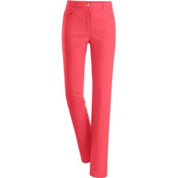 Damen 5-Pocket-Hose in elastischer Qualit&auml;t hummerrot Gr&ouml;&szlig;e 26