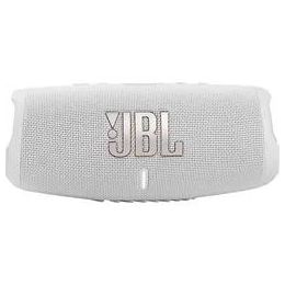 JBL Charge 5 Bluetooth Lautsprecher, Wei&szlig;, Wasserfest
