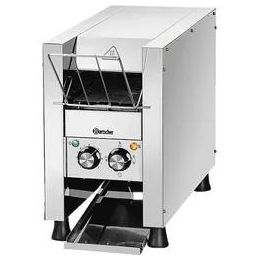 Bartscher 100273 Mini-XS Durchlauftoaster, Bedienungsanleitung Silbergrau (1000 Watt, Schlitze: 1)