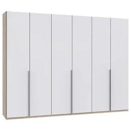 Kleiderschrank wimex "New York", wei&szlig; (struktureichefarben hell, front wei&szlig;), B:270cm H:208cm T:58cm, Schr&auml;nke, Kleiderschrank, in vielen Breiten, 208 oder 236cm hoch