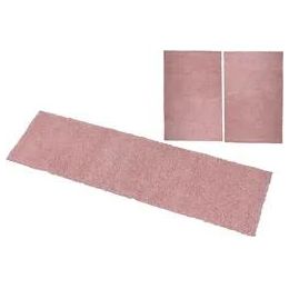 Bettumrandung OTTO HOME "Viva" Gr. 14, rosa, H:45mm, Obermaterial: 100% Polypropylen, Bettumrandungen, Bettvorleger, L&auml;ufer-Set, Uni-Farben, einfarbig, besonders kuschelig