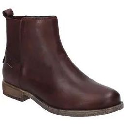 Stiefelette Josef Seibel "Sienna 08, bordeaux", Damen, Gr. 38, rot (bordeaux), Obermaterial: 100% Rindsleder Leather cow., Schuhe Stiefelette