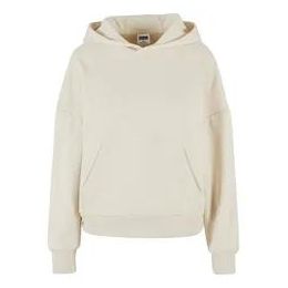 Kapuzenpullover Urban Classics "Urban Classics Damen Ladies Cozy Oversized Hoody", Damen, Gr. XXL, sandwei&szlig;, 95% Baumwolle, 5% Elasthan, unifarben, loose fit, ohne Ausschnitt, Pullover Kapuzenpullover
