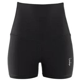 Hotpants WINSHAPE "Functional Comfort HWL512C", Damen, Gr. S, Normalgr&ouml;&szlig;en, schwarz, 85% Polyester, 15% Elasthan, Hosen, High Waist Hot Pants