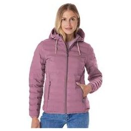 Steppjacke "Damen Steppjacke OOGW 1", Damen, Gr. 38, helllila, Oberseite: 100% Polyester;R&uuml;ckseite: 100% Polyester;F&uuml;llung: 100% Polyester, G.I.G.A. DX BY KILLTEC, Jacken Steppjacke, Leichte Steppjacke, wasserabweisend, weitenregulierbare Kapuze