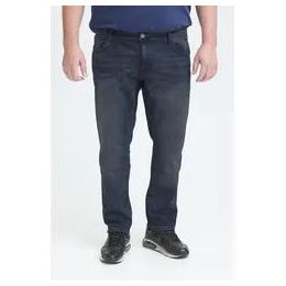 Regular-fit-Jeans Blend "Twister fit - NOOS", Herren, Gr. 50, L&auml;nge 32, blau (denim schwarz blau), Denim/Jeans, Obermaterial: 98% Baumwolle, 2% Elasthan, Abriebeffekte, regular fit kn&ouml;chellang, Jeans