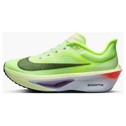 Laufschuh Nike "W ZOOM FLY 6", Damen, Gr. 40, barely volt, off noir, volt, blau tint, Synthetik, Textil, Schuhe Laufschuh