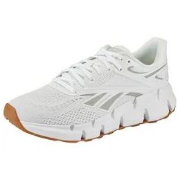 Laufschuh Reebok "ZIG DYNAMICA 6", Damen, Gr. 44, wei&szlig;, grau1, Synthetik, Textil, Schuhe Laufschuh