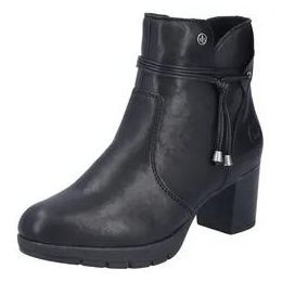 Stiefelette Rieker, Damen, Gr. 41, schwarz, Lederimitat, unifarben, Schuhe Stiefelette, Businessstiefelette, Blockabsatz, Boots in schmler Form