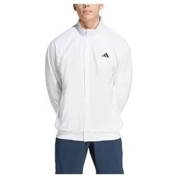 Adidas Tennis-Trainingsjacke Walk On (100% Polyester) weiss Herren