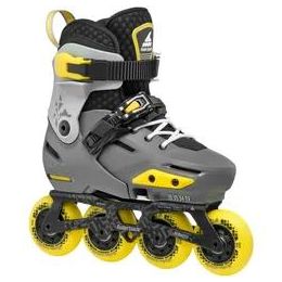 Rollerblade Inline Skates Apex (Rollen: 76mm(235), 72mm(210), 68mm(185), Kugellager: SG7) grau/gelb Kinder