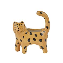 Butlers Vase LITTLE LEO Leopard in Hellbraun | Gr.: onesize