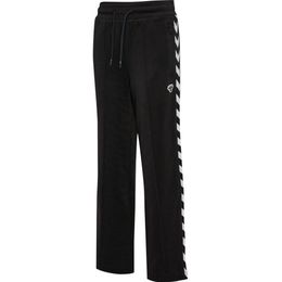 Hummel Kinder Sweat Pants "Hmljr Archive Wide Leg Poly Pants" in Schwarz | Gr.: onesize