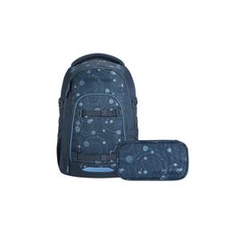 Coocazoo Schulrucksack-Set MATE "Blue Orbit" 2-tlg. in Blau | Gr.: onesize