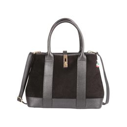 Florence Schultertasche Leder schwarz ca. 36cm | Gr.: onesize