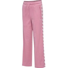 Hummel Kinder Sweat Pants "Hmljr Archive Wide Leg Poly Pants" in Rosa | Gr.: onesize