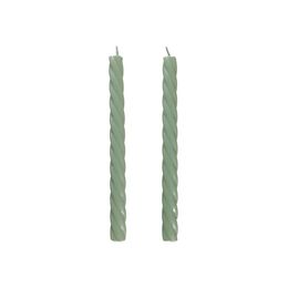 Butlers Stabkerze TWISTED 2er-Set in Mint | Gr.: onesize