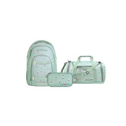 Coocazoo Schulrucksack-Set MATE "Dancing Dots" 3-tlg. in Blau | Gr.: onesize