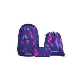 Coocazoo Schulrucksack-Set MATE "Aurora Glow" 3-tlg. in Lila | Gr.: onesize