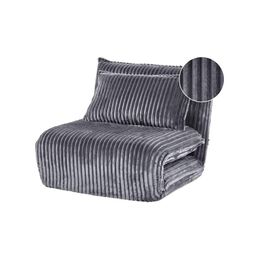 Beliani Einzelsofa LYSEKIL in Grau - (W) 82 x (H) 70 x (L) 74 cm | Gr.: onesize