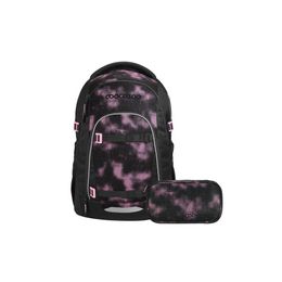Coocazoo Schulrucksack-Set MATE "Pink Illusion" 2-tlg. in Schwarz/Pink | Gr.: onesize