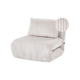 Beliani Einzelsofa LYSEKIL in Wei&szlig; - (W) 82 x (H) 70 x (L) 74 cm | Gr.: onesize