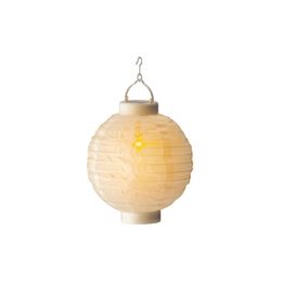 MARELIDA LED Solar Lampion in wei&szlig; - D: 20cm | Gr.: onesize