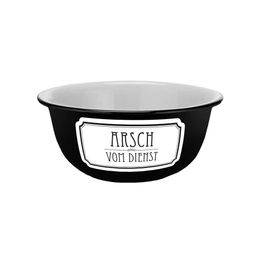 GEDA LABELS M&uuml;slischale A... vom Dienst Emaille-Optik in Schwarz - 600 ml | Gr.: onesize