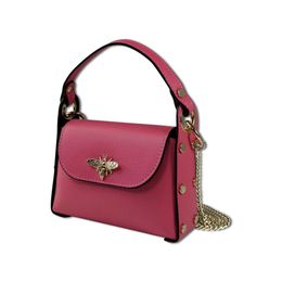 Leder Umh&auml;ngetasche Toscanto Tasche coralle, rosa ca. 19cm | Gr.: onesize