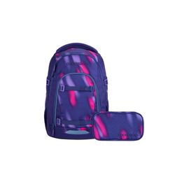 Coocazoo Schulrucksack-Set MATE "Aurora Glow" 2-tlg. in Lila | Gr.: onesize