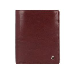 Esquire Toscana Geldb&ouml;rse RFID Schutz Leder 9.5 cm in coffee | Gr.: onesize