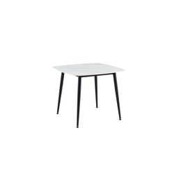 ByLiving Tisch VERONA in wei&szlig; - 90 x 90, H 75 cm | Gr.: onesize