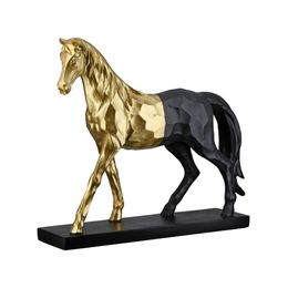 Gilde Skulptur Merlin goldfarben, schwarz - (H) 30,5 cm | Gr.: onesize
