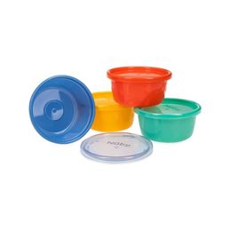 Nuby Picknick Sch&auml;lchen mit Deckel 240 ml Schale Sch&uuml;sseln 4-er Pack | Gr.: onesize