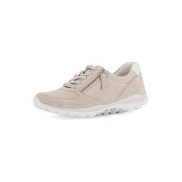 rollingsoft Sportliche Schn&uuml;rschuhe in Beige | Gr.: 38