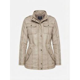 KOROSHI Verstellbare taille damenparka in grau | Gr.: M
