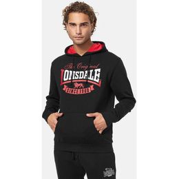 Lonsdale Hoodie "Stotfield" in Schwarz | Gr.: XXL