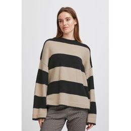 b. young Strickpullover BYOMARTHA Oversize fit in Black Mix | Gr.: M