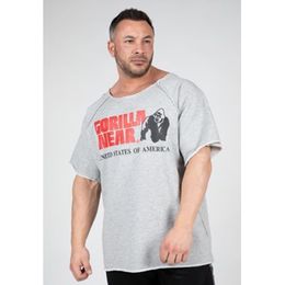 Gorilla Wear T-shirt - Classic Workout Top - Grau | Gr.: XXL