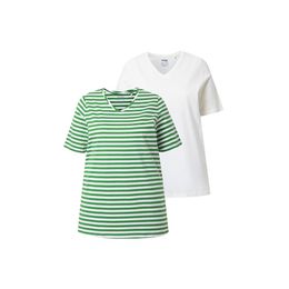 Ulla Popken Shirt in moosgr&uuml;n | Gr.: 42-44