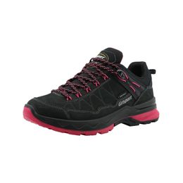 Grisport Freizeitschuhe Schn&uuml;rschuh in schwarz/pink in schwarz/pink | Gr.: 38