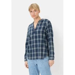 Camel Active Karobluse aus reiner Baumwolle in Dunkelblau | Gr.: XXL