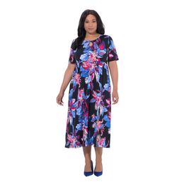 Ulla Popken Kleid in schwarz | Gr.: 54-56