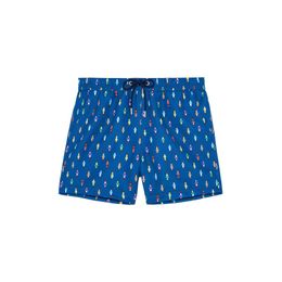 HOM Boxer-Badehose Beach Boxer Calcio in navy print | Gr.: L