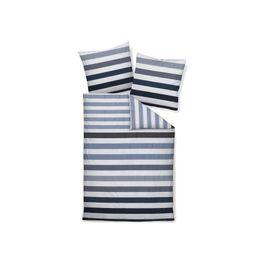 Janine Bettw&auml;sche J.D. 87115 in silber anthrazit | Gr.: 135 x 200 + 80 x 80 cm