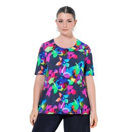Ulla Popken Shirt in dunkles marine | Gr.: 42-44