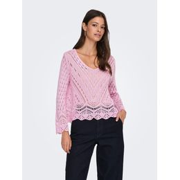 Jacqueline de Yong JDY Pullover 'New Sun' in Rosa | Gr.: L