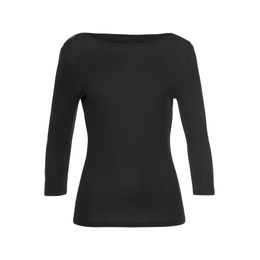 Melrose Rundhalsshirt in schwarz | Gr.: 46