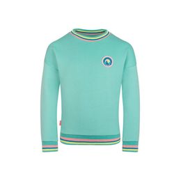 Trollkids Hoodie Senja in aqua haze | Gr.: 116